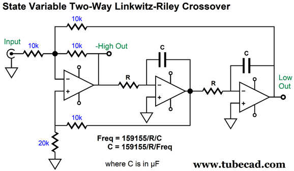 More Crossovers and Super Simple Line Amplifier